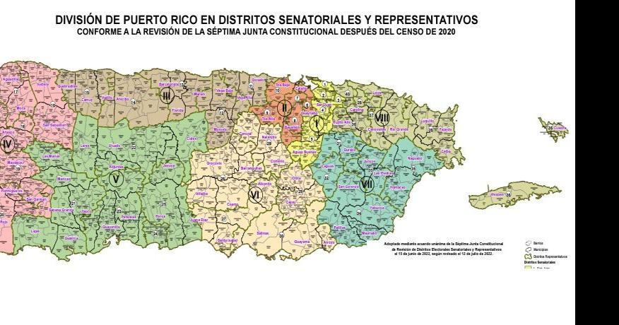 Mapa electoral de Puerto Rico por los próximos diez años | Gobierno y ...