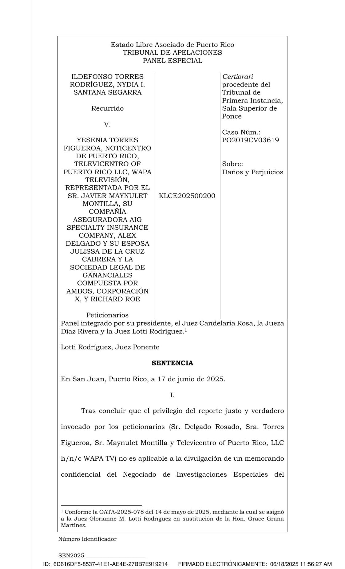 Apelaciones determina periodista Alex Delgado no tiene que revelar ...