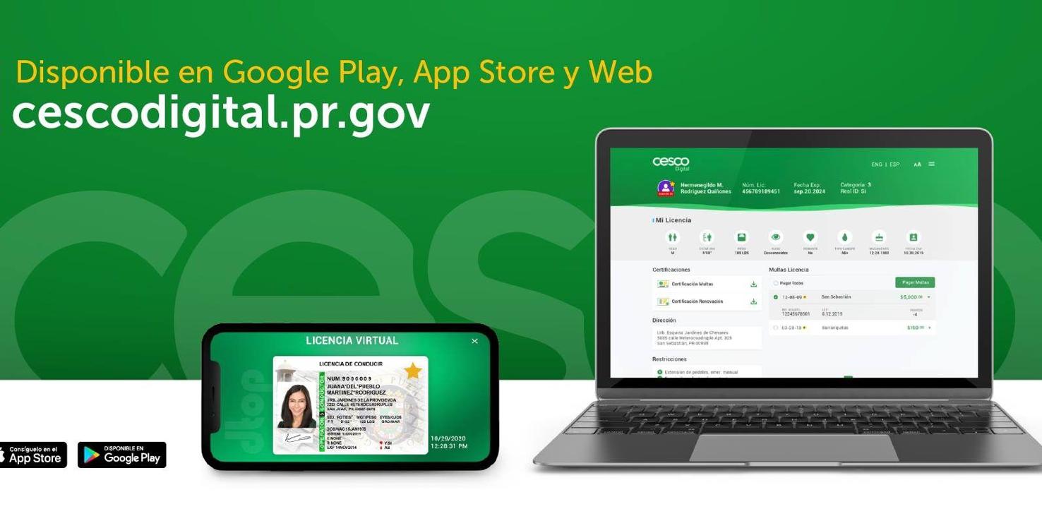 CESCO Digital Web estrena Licencia de Conducir Virtual | Noticias ...
