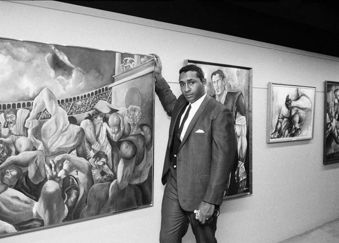 Exhibit features Ernie Barnes, football player turned artist ...