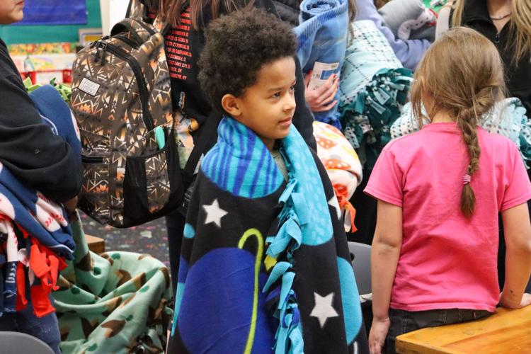 Coffenberry students give blankets to local elementary students ...