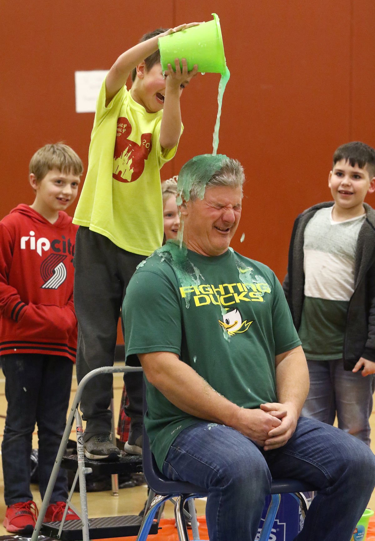 Sunnyslope School principal gets slimed | Education | nrtoday.com