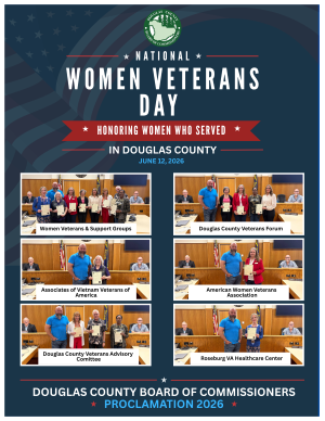 Commissioners Issue Proclamation Honoring Women Veterans Day | Briefs ...