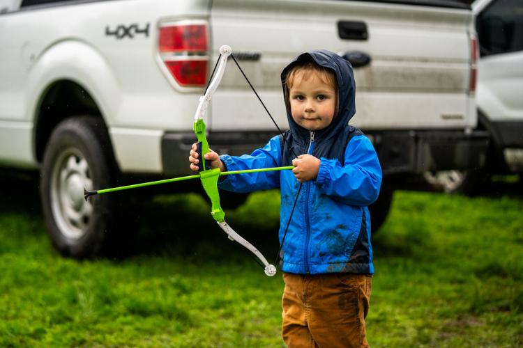 Spirits were high during a rain soaked Edged Weapons Championship ...