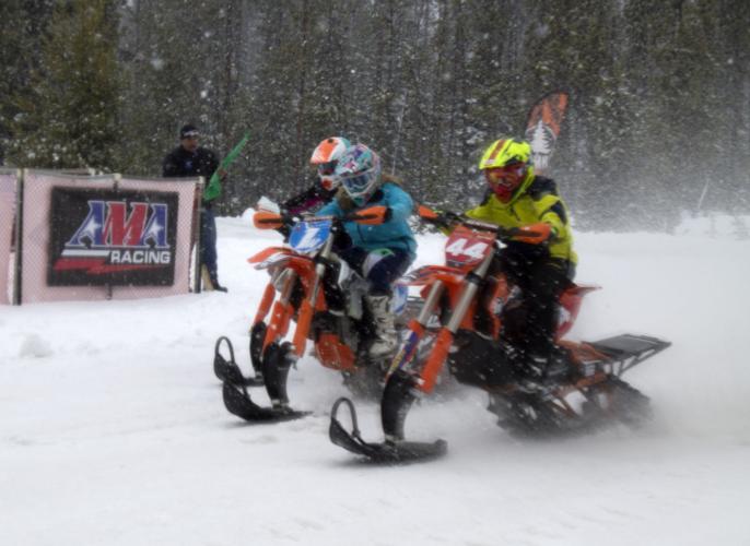 Snow bikes race inaugural Oregon race at Diamond Lake | Outdoors ...