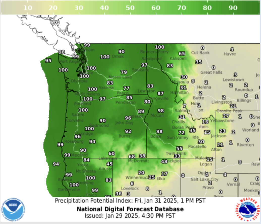 Rain, first snow of the season predicted for Roseburg this weekend ...
