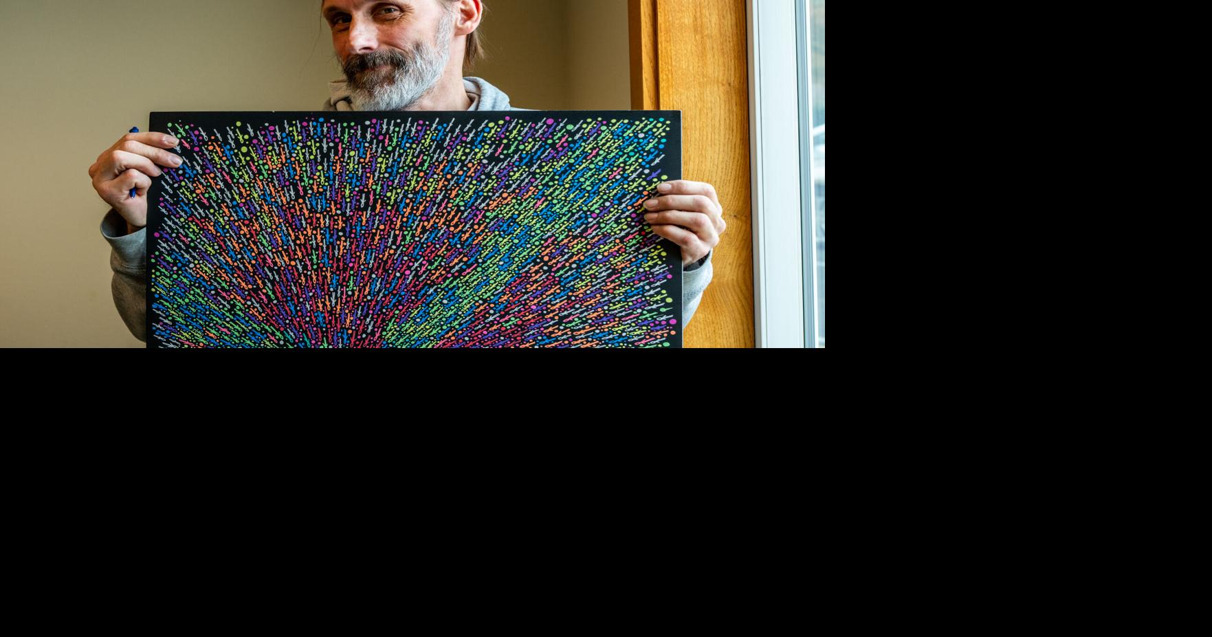 Local artist Bill Owens: all you need is a BIC pen and some time ...
