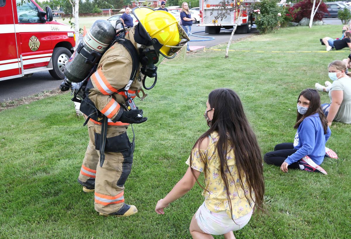 Tri City Fire Department teaches fire safety to elementary school ...