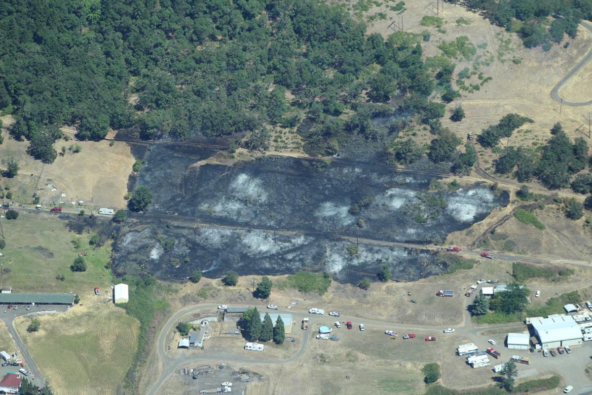 Forest fire burns four acres two miles south of Roseburg | Wildfires ...
