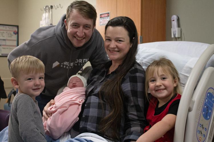 Annika Huntford, first baby of the year born in Douglas County, is also ...