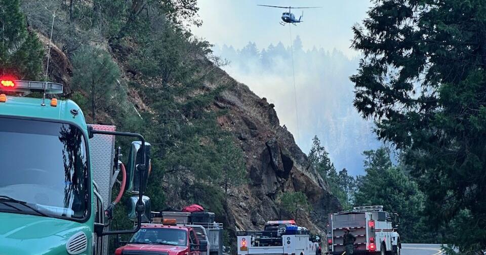 Tiller Trail Fire forces evacuations, fire grows rapidly | News ...