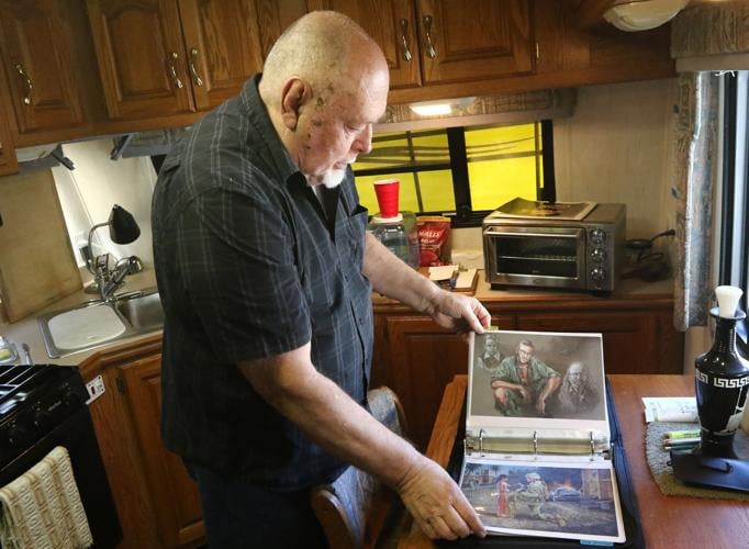 Dave Ewart's lifelong passion for art earned him high commendations ...