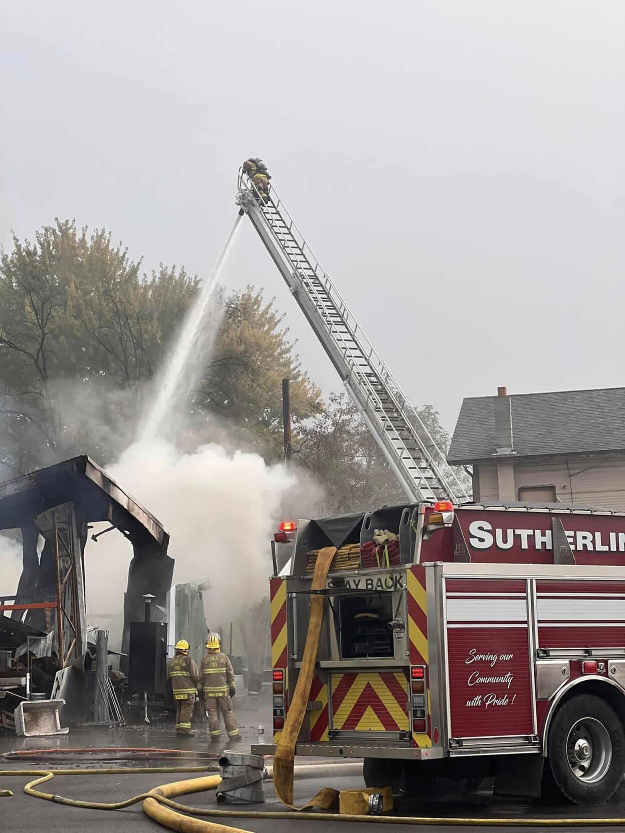 Commercial building destroyed in Sunday fire | Local News | nrtoday.com