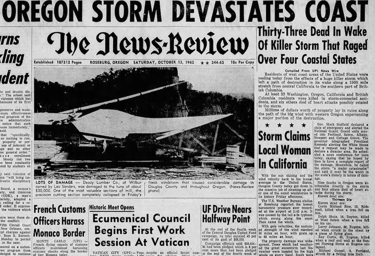 Douglas County residents remember the Columbus Day Storm of 1962 ...