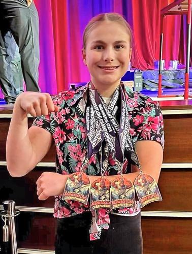 A warrior with her arms: Drain teenager Addison Hescock enters ...