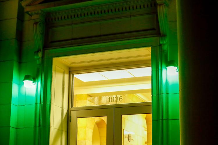 Douglas County Courthouse glows green to honor veterans | Government ...