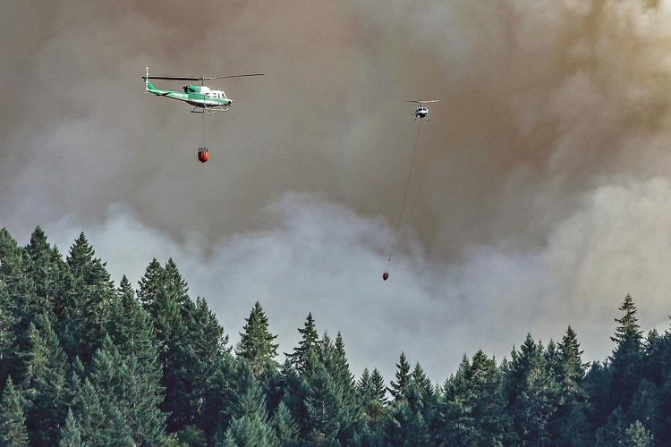 Milepost 97 Fire near Canyonville doubles in size overnight | Wildfires ...