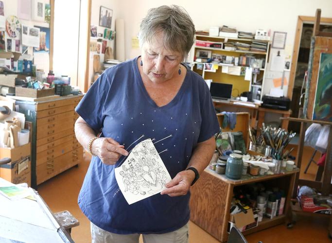 Local artist paints a mural in Eugene, celebrating the Kalapuya people ...