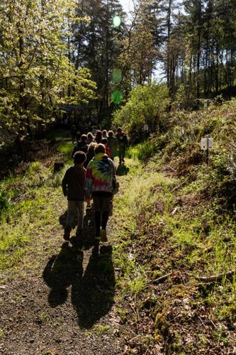 Fifth graders explore and learn through the forest | Education ...