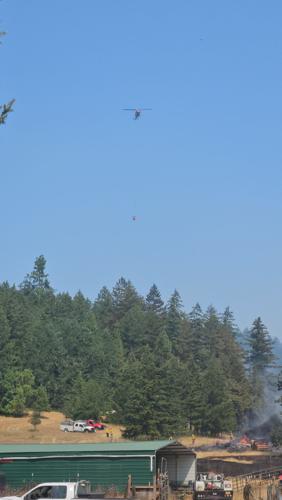 Firefighters quickly combat fire near Camas Valley | Fires | nrtoday.com