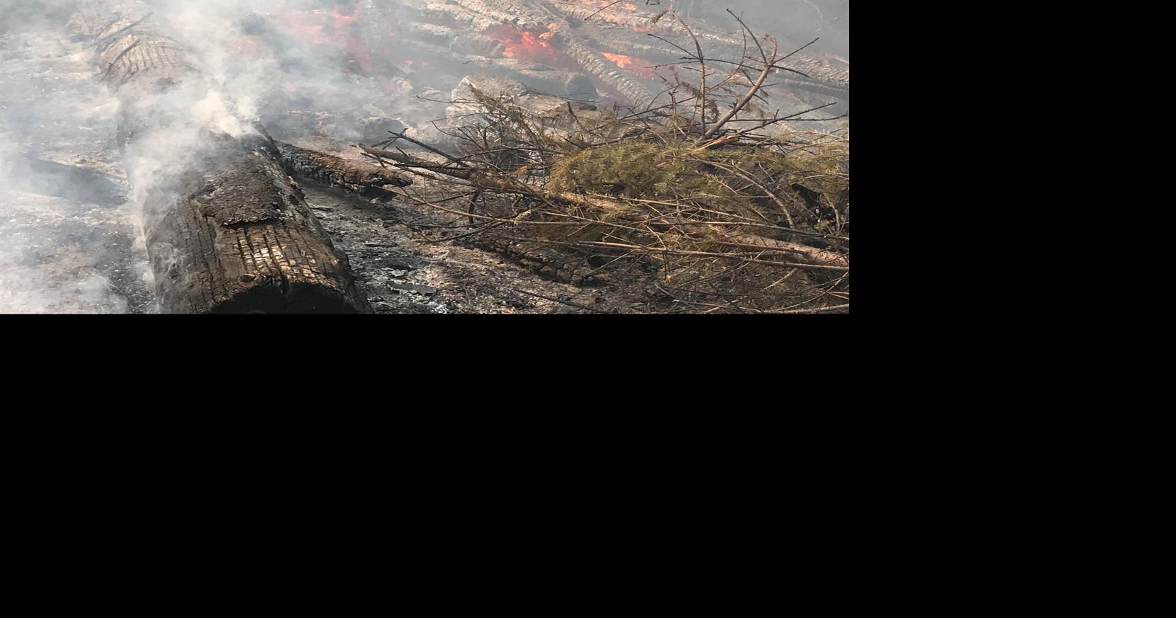 As smoke clears, active fire remains in Miles Fire | Wildfires ...