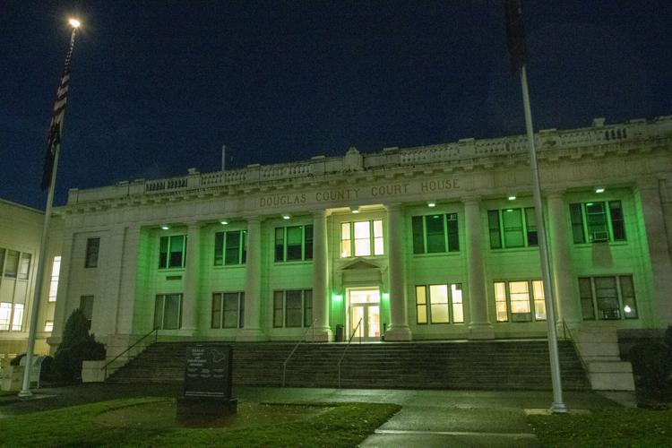 Douglas County Courthouse illuminates green for Project Greenlight ...