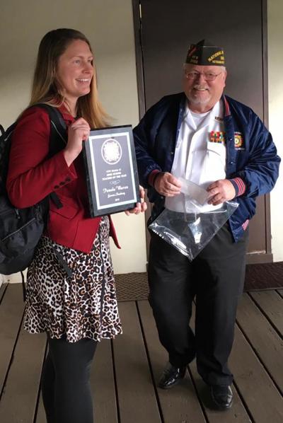 Geneva's Pamela Warren receives VFW District 12 High School Teacher of ...