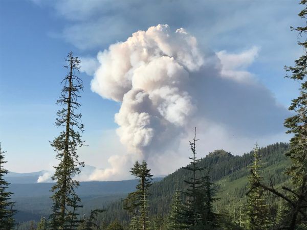 Wildfire near Crater Lake closes multiple trails, PCT | Wildfires ...