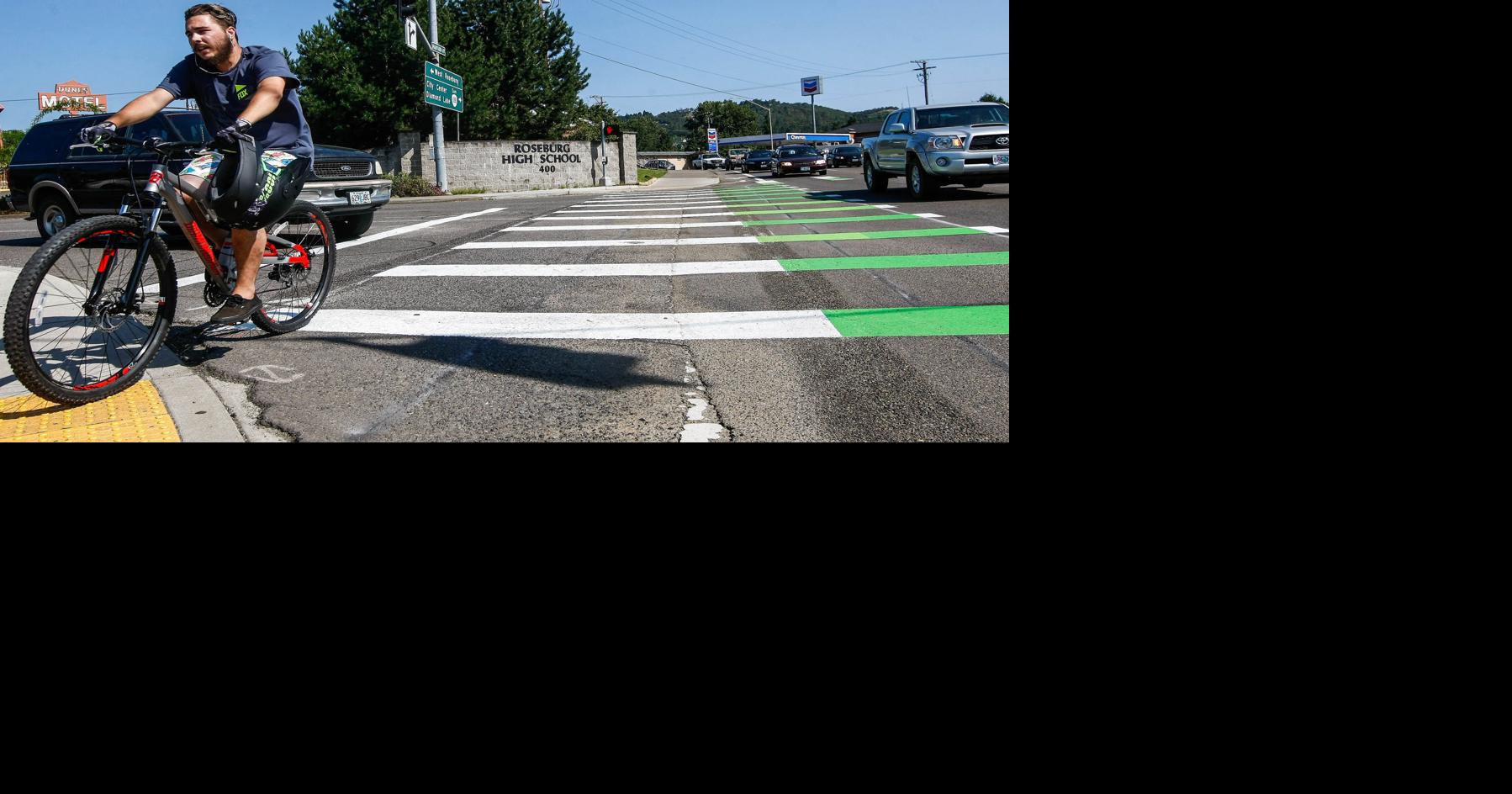 Mysterious green crosswalks connect multi-use paths | News | nrtoday.com