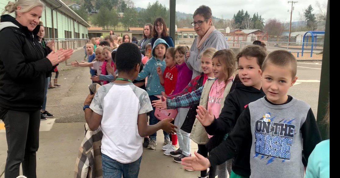Jamir Palmer first student to hit 100-miles at Green Elementary School ...