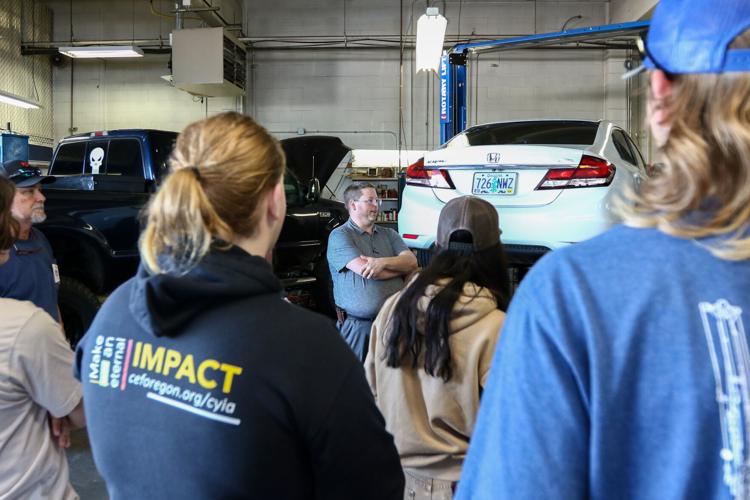 Roseburg High School's automotive class tours Lithia | News | nrtoday.com