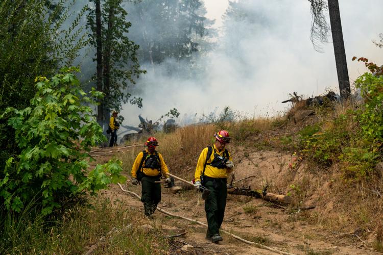 Afternoon on the fire line: A closer look at the Tyee Ridge Complex ...