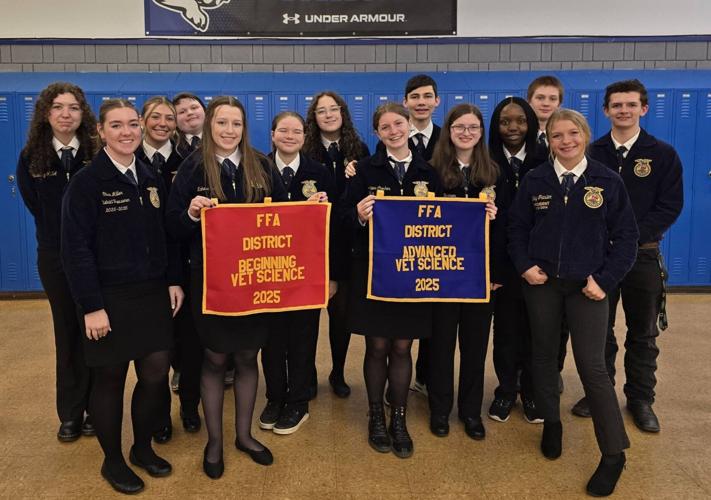 Local FFA members showcase veterinary skills at district event ...