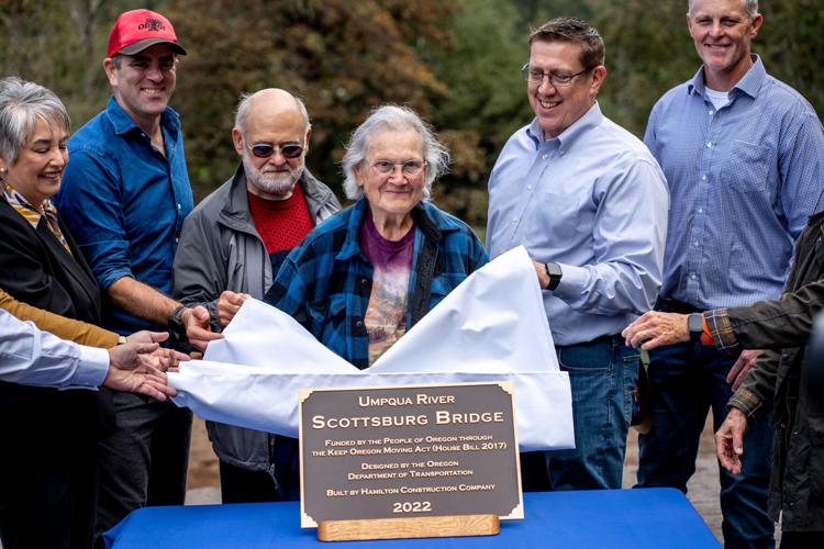 Oregon Department of Transportation dedicates new Scottsburg Bridge ...