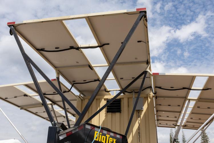 Diamond Complex fire camp tests solar generator limits | Environment ...
