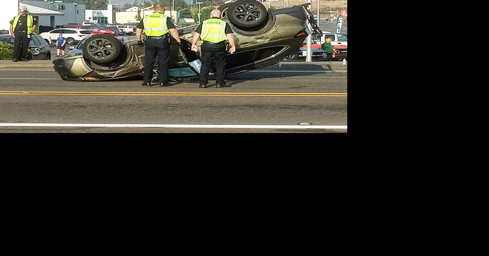 Rollover crash on Northeast Stephens sends one to hospital | Traffic ...