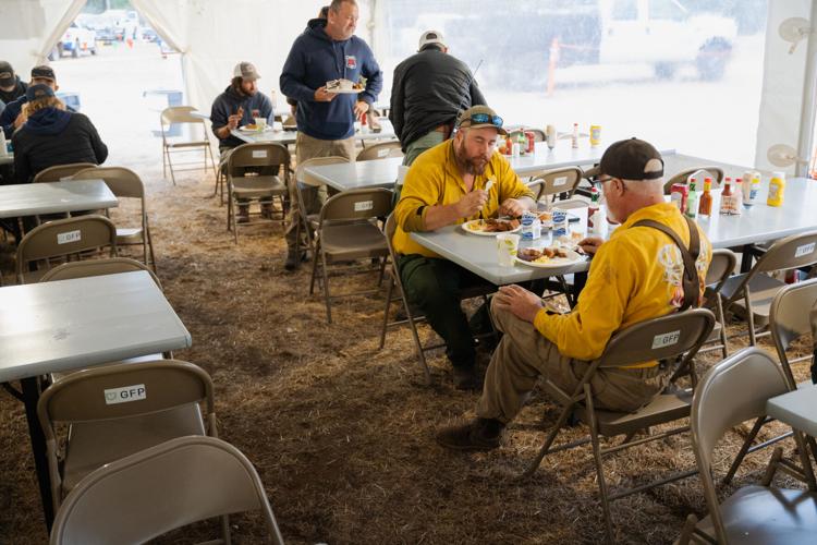 Life in a fire camp: Food keeps body and spirit healthy | Local News ...