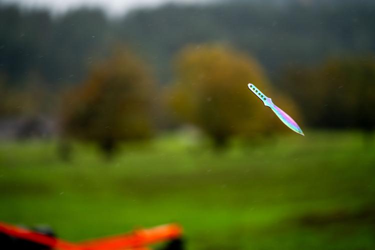 Spirits were high during a rain soaked Edged Weapons Championship ...