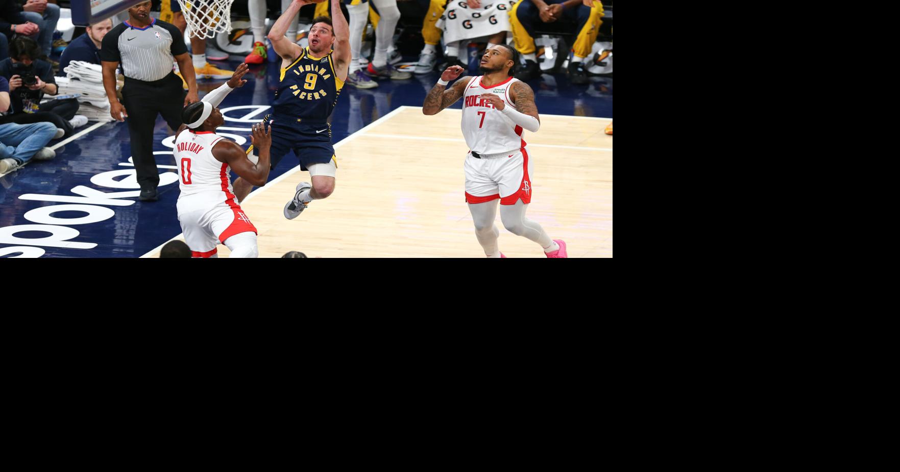 Slideshow: Pacers rally to defeat the Rockets 132-129 | Sports previews ...