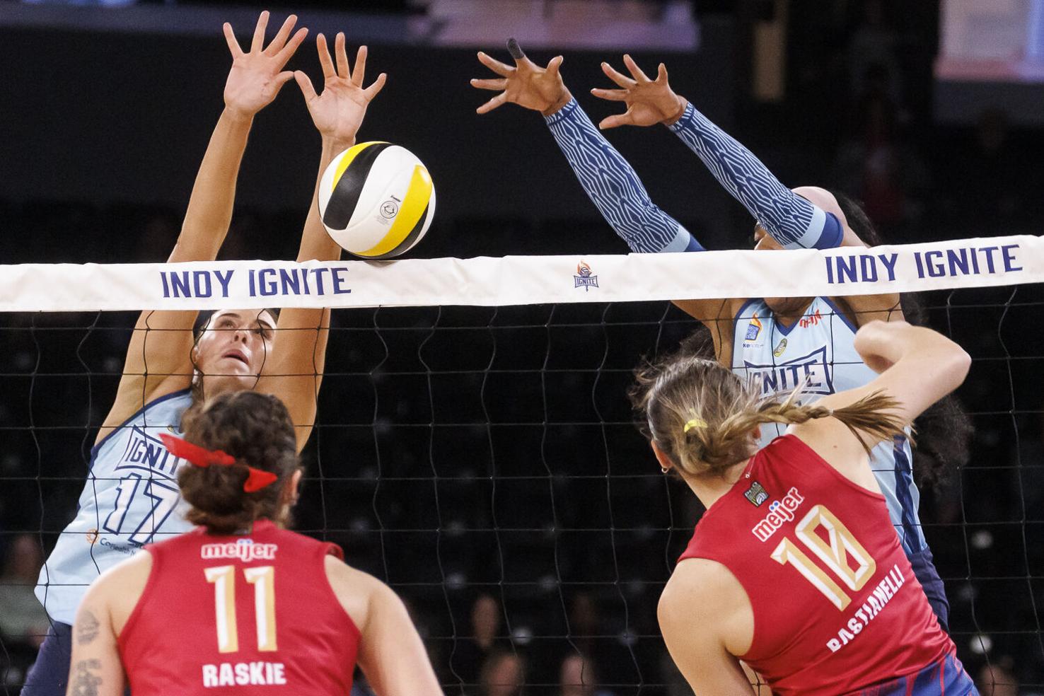 Indy Ignite stays perfect with thrilling sweep over Grand Rapids Rise ...