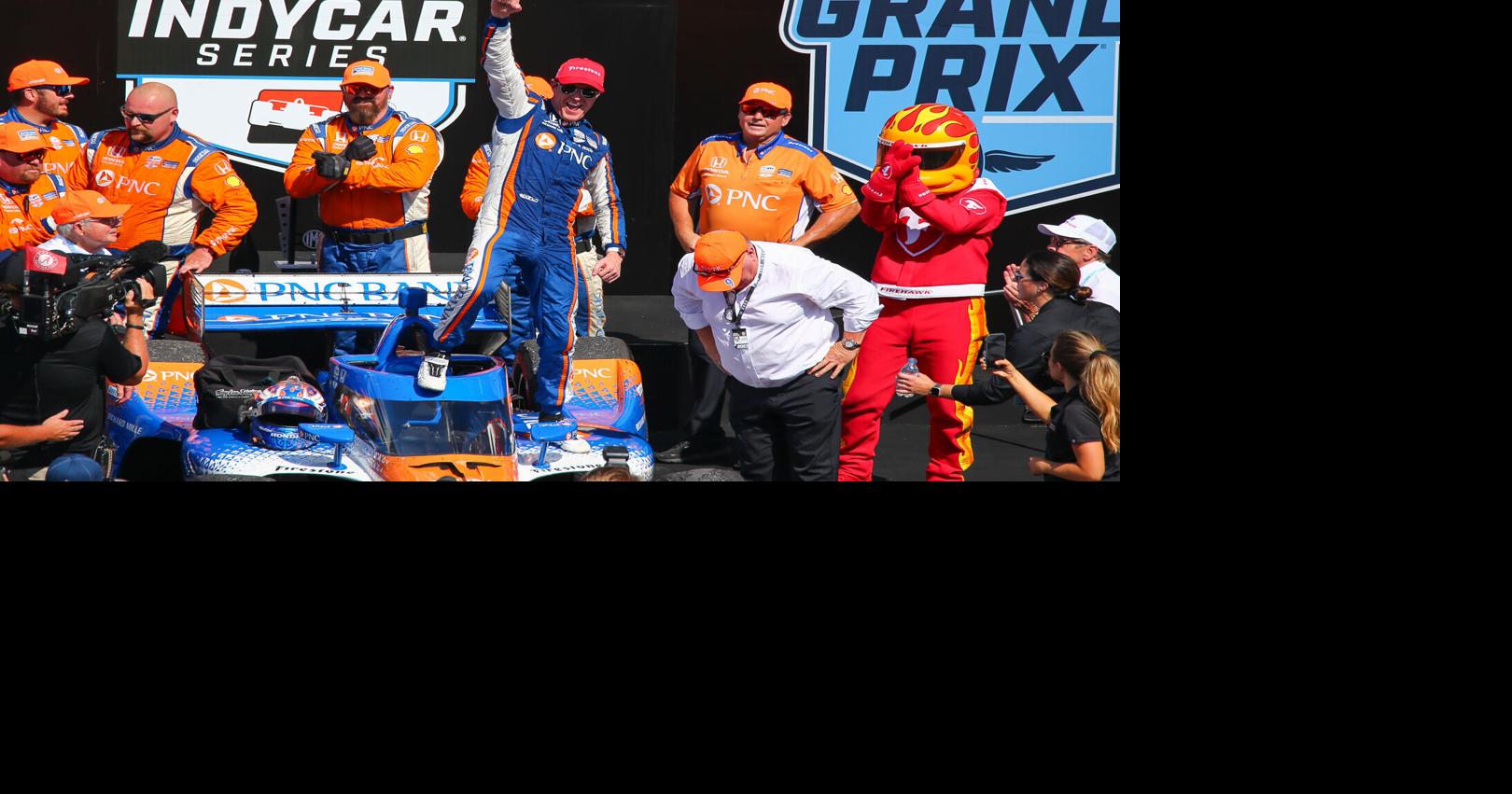 Dixon Spins early and manages to win the Gallagher Grand Prix | Sports ...
