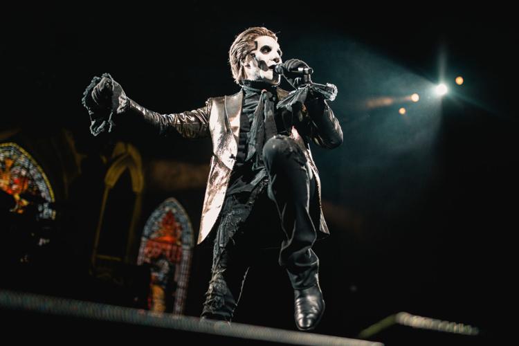 Ghost and Amon Amarth, both from Sweden, performed to a sold out crowd ...