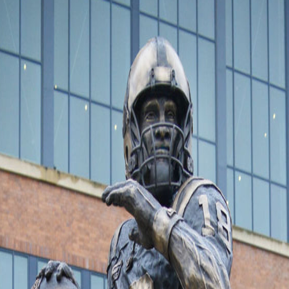 peyton manning forehead statue