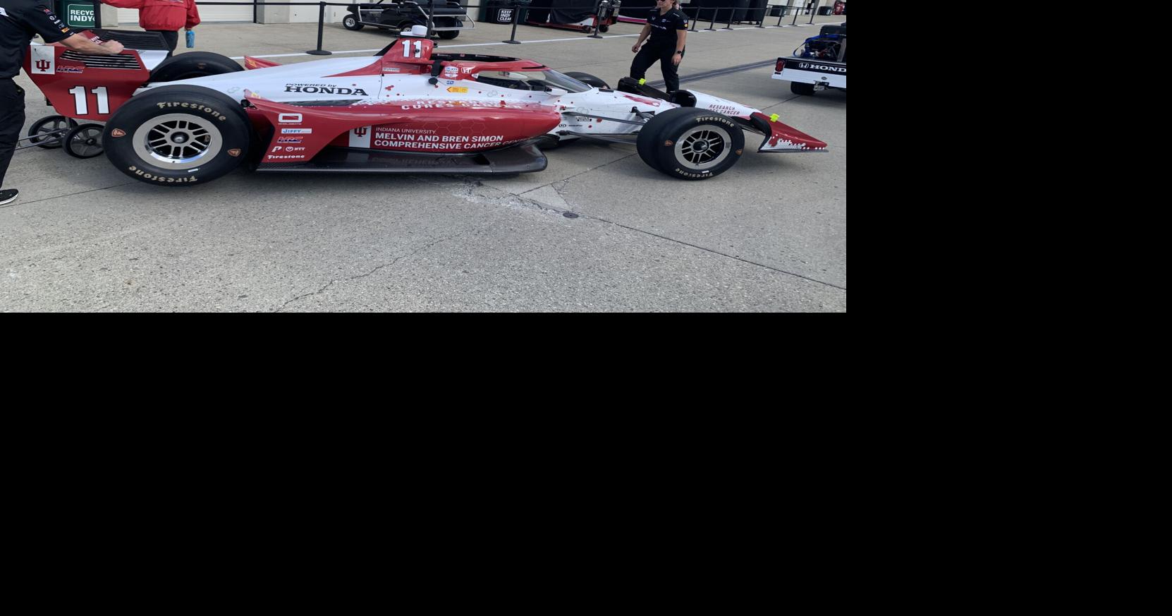 Marcus Armstrong — sporting IU Simon Cancer Center livery — qualifies ...