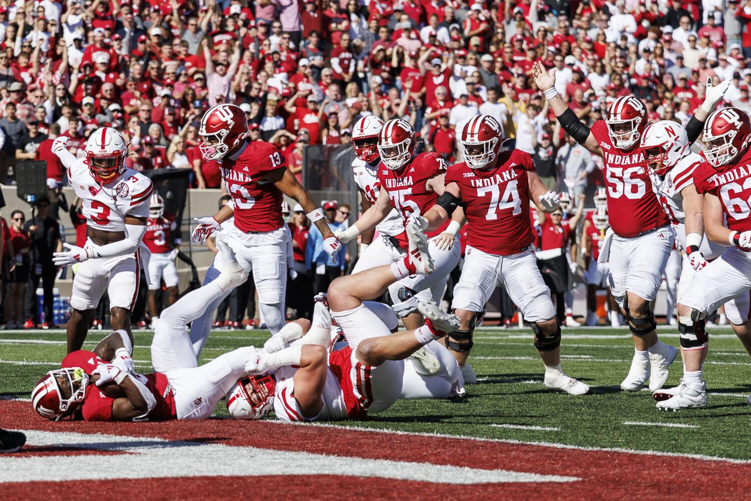 Indiana Rolls Past Nebraska 56-7 on Homecoming, Moves to 7-0 | Sports ...