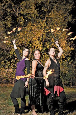 Women on fire: Pyrotechnics and the fire dancers who love them ...