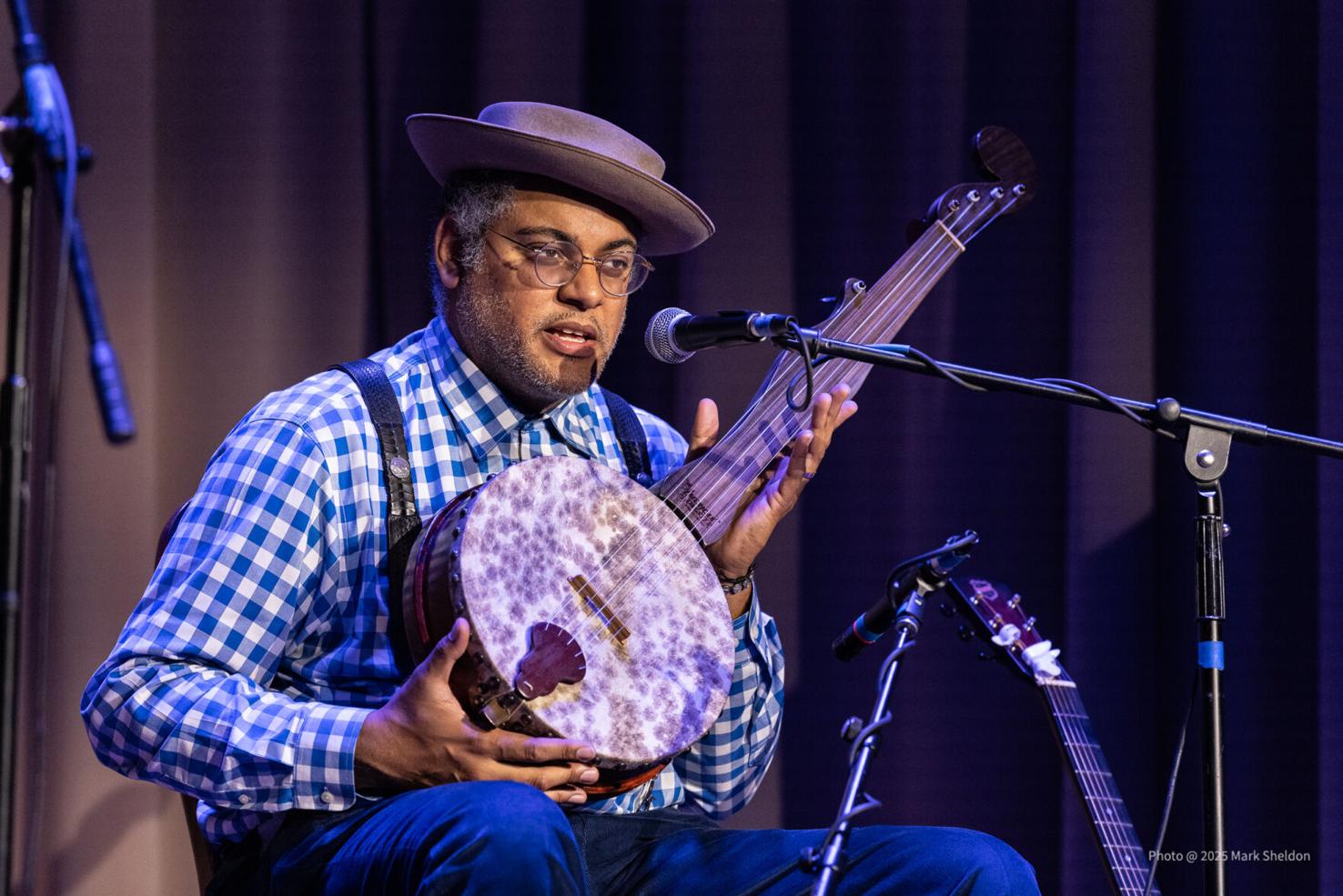 Dom Flemons “The American Songster" at Thomas Duncan Hall | Music ...