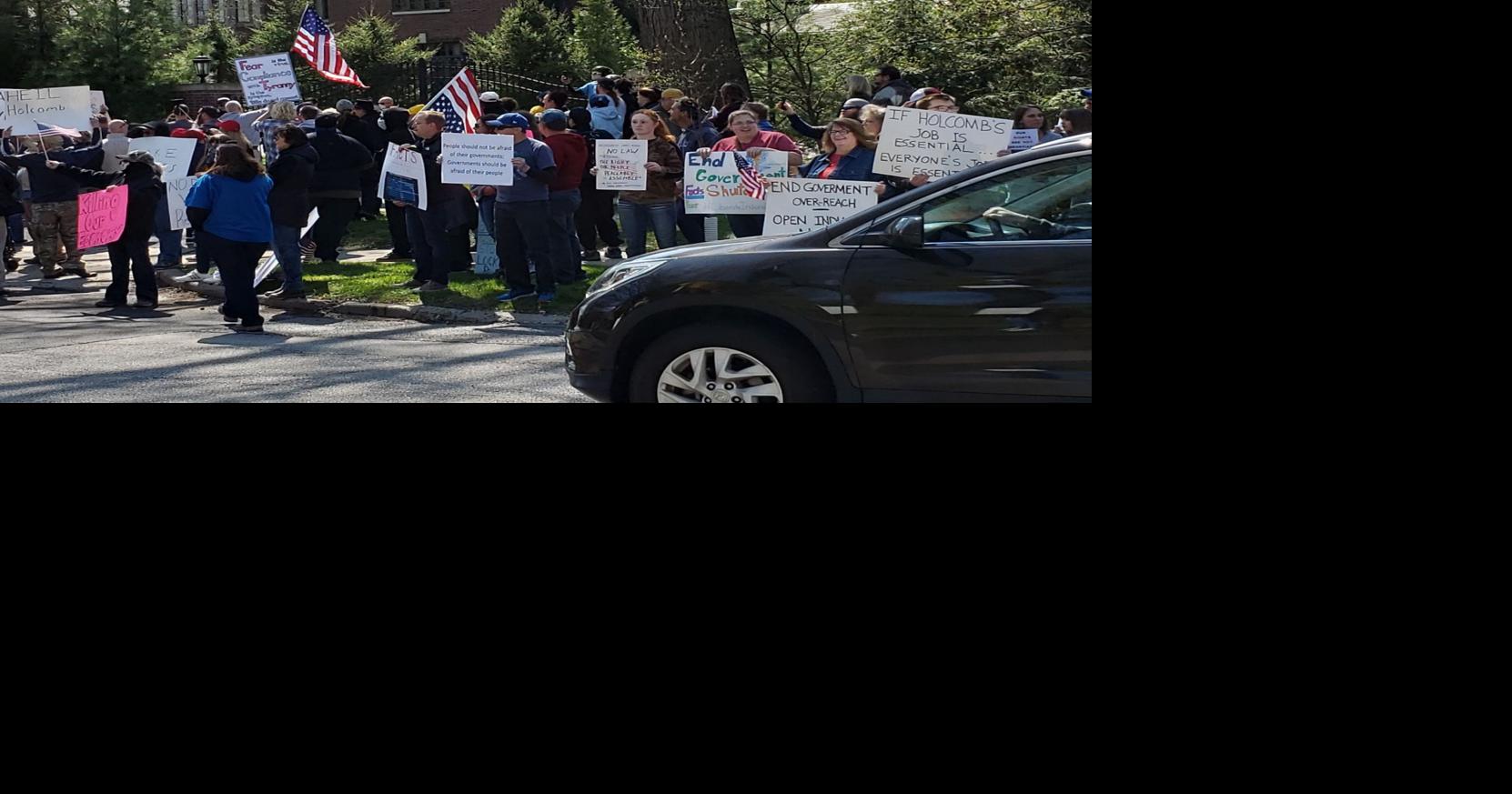 Coronavirus Diary: A Stay-at-Home Order Protest at the Governor’s ...