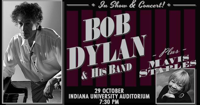Bob Dylan with Mavis Staples: A Freewheelin' time at Indiana University ...