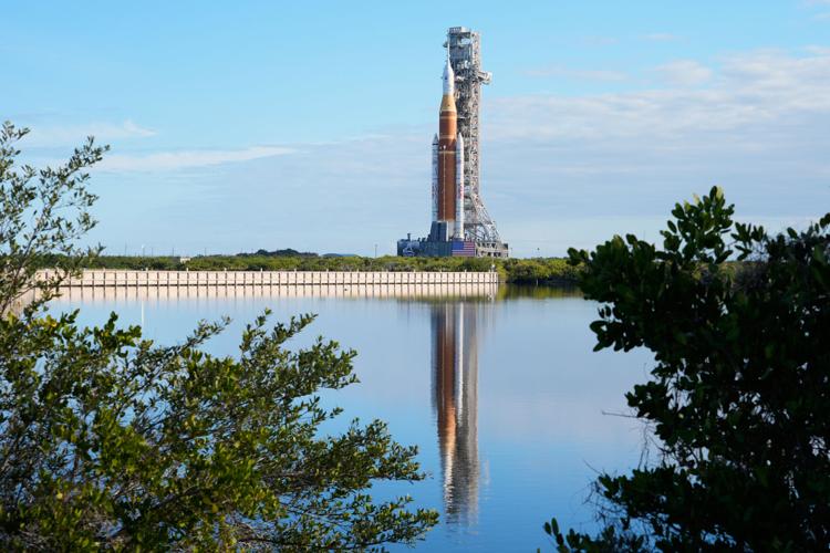 NASA's new moon rocket moves to the pad ahead of astronaut launch as ...